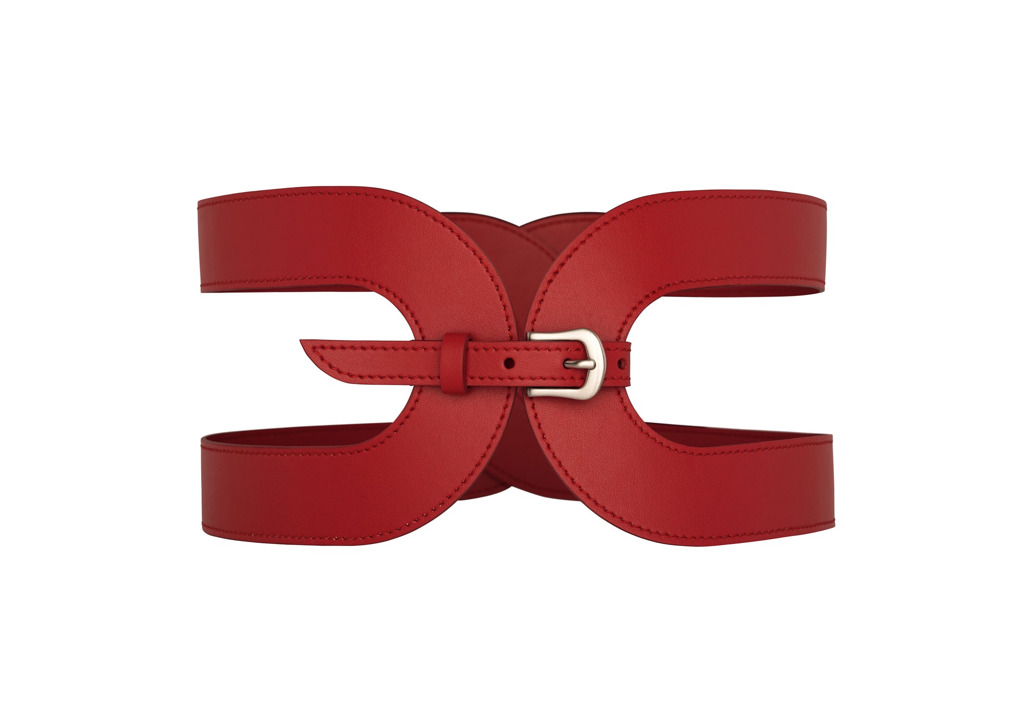 La Délicieuse Vegan Canvas Belt Vaincourt x Le Rouge Français
